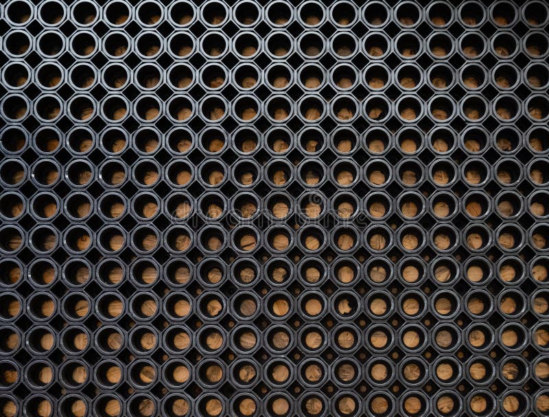Texture of a Rubber Black Mat Stock Photo - Image of grid, abstract ...