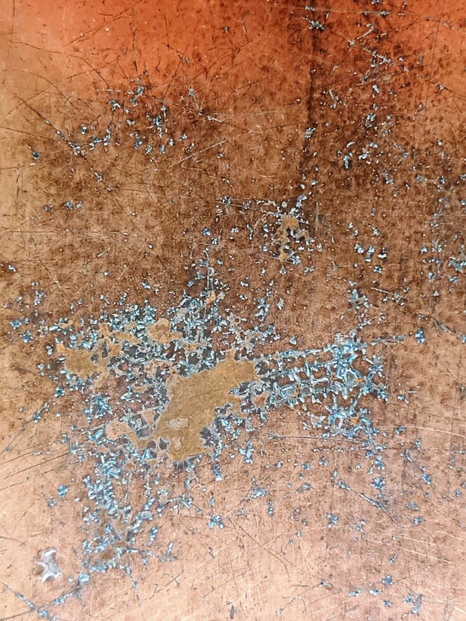 Texture of Ruined Copper Surface Stock Photo - Image of copper, nicks ...