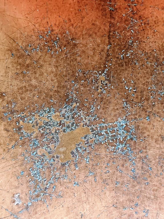 Texture of Ruined Copper Surface Stock Photo - Image of copper, nicks ...