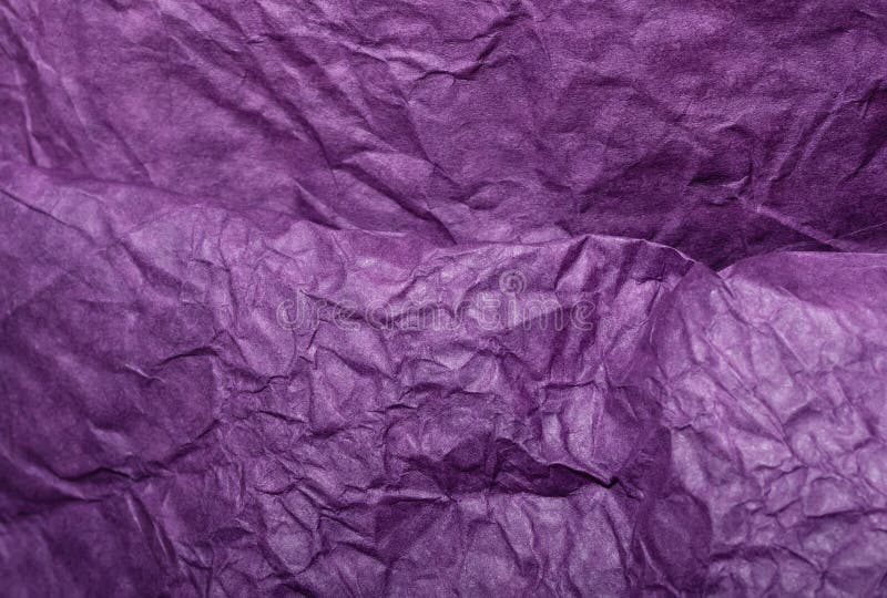 Texture Rumpled Paper Lilac Color Flat Background Stock Photo - Image ...