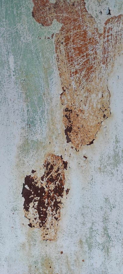 Old Metallic Textured Rusted Background. Stock Image - Image of colored ...