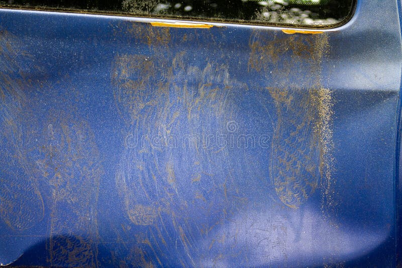 Texture of a Rusted Car Side Panel Stock Photo - Image of industry ...