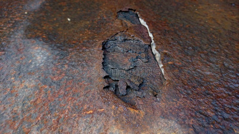 The Texture of Rusty and Cracked Rusted Iron Stock Photo - Image of ...
