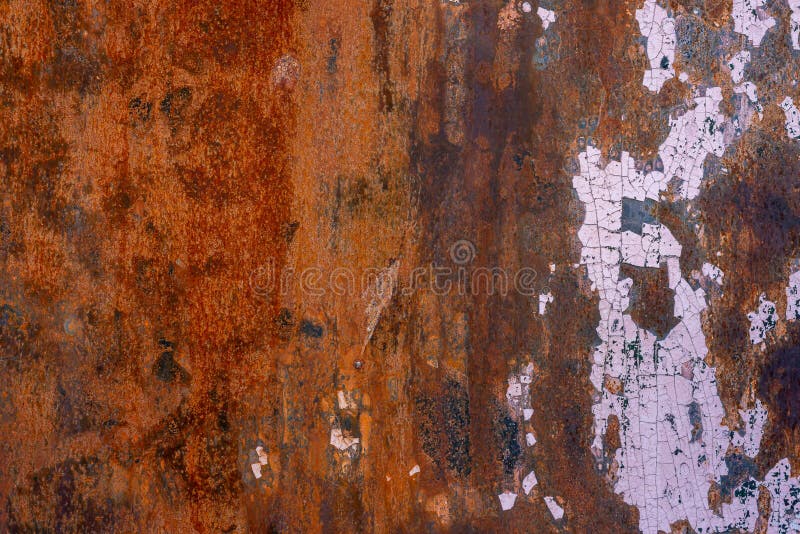 Texture of Rusty Iron with Corrosion on the Surface Stock Image - Image ...