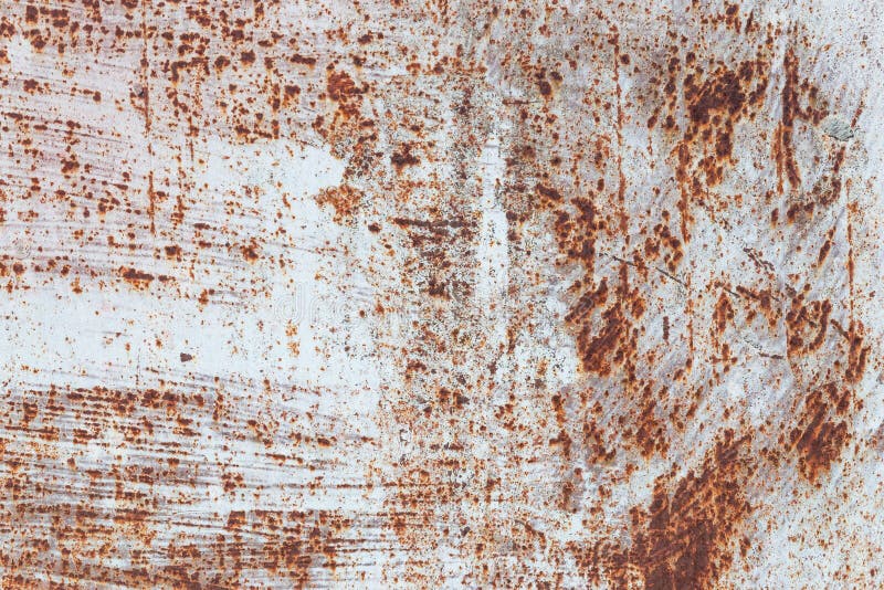 Texture of Rusty Iron, Cracked Paint on an Old Metallic Surface, Sheet ...