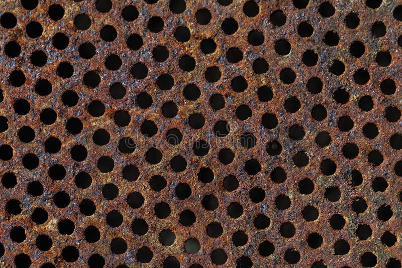 Texture of a Rusty Metal Grid Stock Image - Image of rough, flat: 117355217
