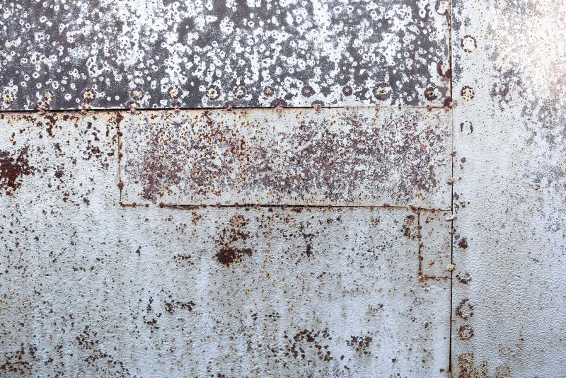 Texture of Rusty Metal with Paint Stock Image - Image of background ...