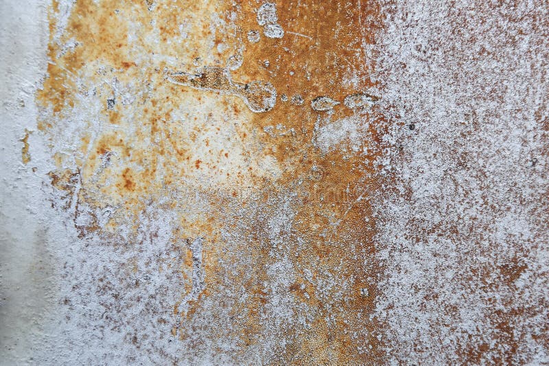 Texture of Rusty Metal with Paint Stock Image - Image of paint, silver ...
