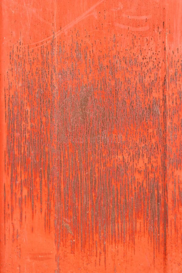 Texture of Rusty Metal Painted in Red Paint Stock Photo - Image of ...