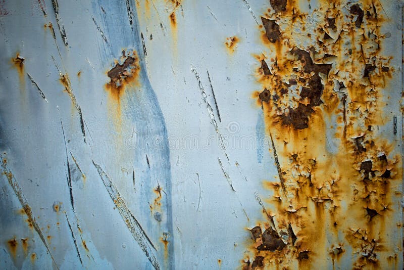 Texture of Rusty Metal with Peeling Paint. Stock Photo - Image of iron ...