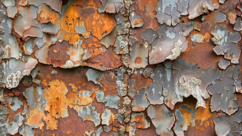 The Texture of this Rusty Metal is Rough and Uneven with Layers of ...