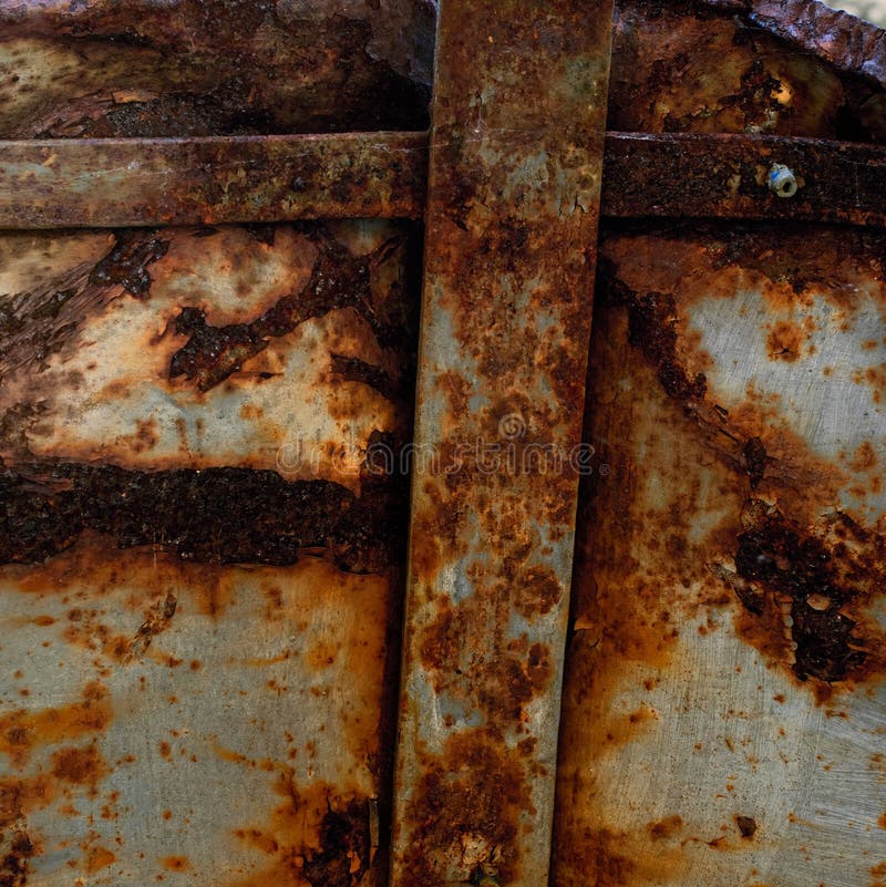 Rusty metal structure stock photo. Image of ruined, abstract - 136685564