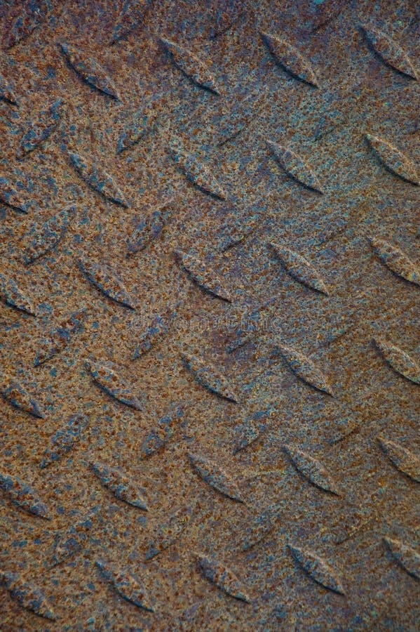 Texture of Rusty Tread Plate Stock Image - Image of rusted, bizarre ...