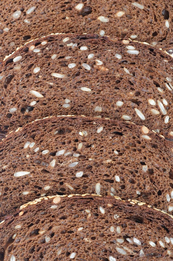Texture with Rye Bread Closeup. Stock Photo - Image of baguette, crop ...