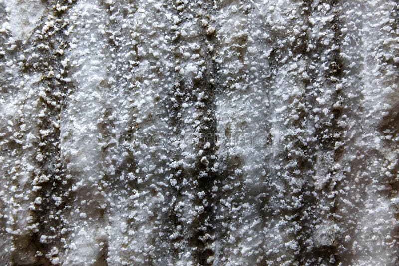 The Texture of the Salt. Salt Wall Stock Photo - Image of background ...