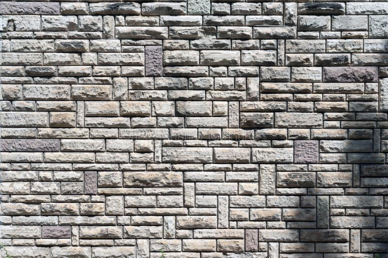 Texture Sample with Irregular Brick Pattern Stock Photo - Image of ...