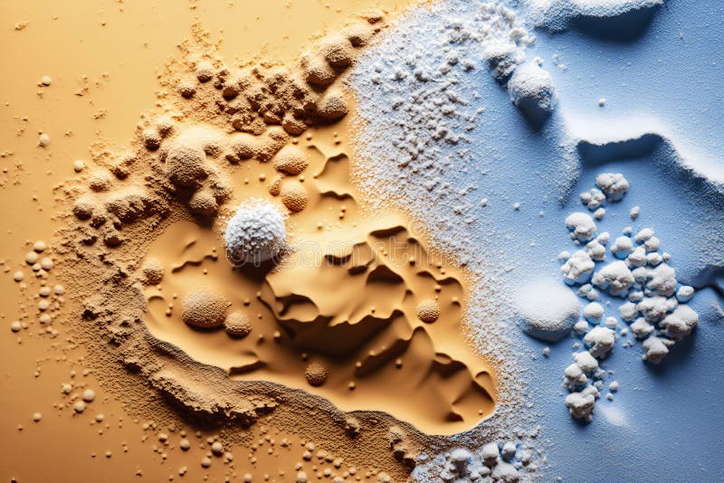 The Texture of the Sand. Generative AI Stock Illustration ...