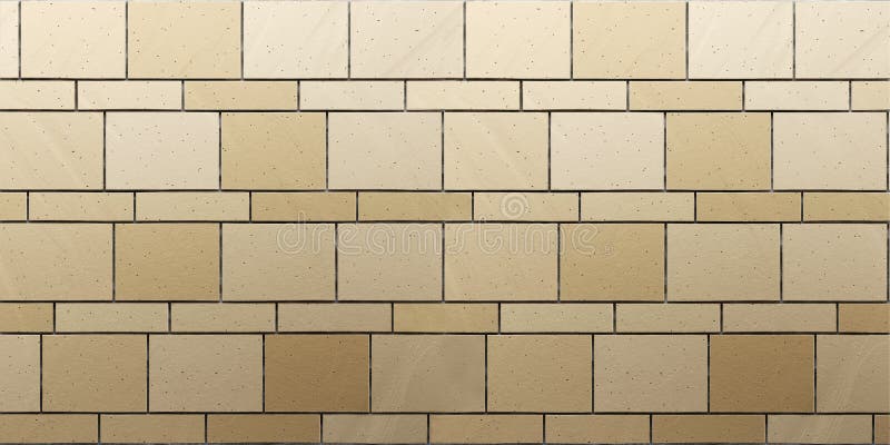 Texture of Sandstone Beige Stone Wall. Stock Illustration ...