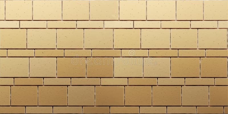 Texture of Sandstone Yellow Stone Wall. 3d Render Stock Illustration ...