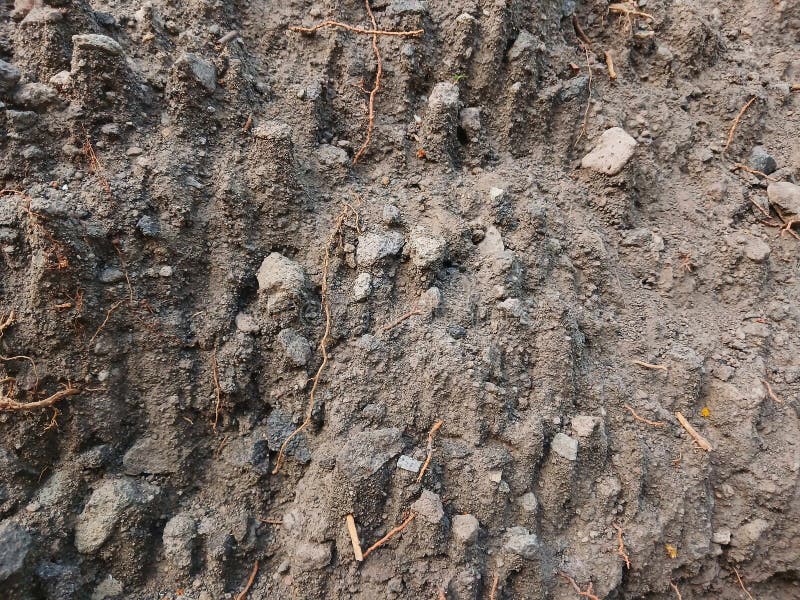 The Texture of the Sandy Soil Forms Mountains Stock Photo - Image of ...