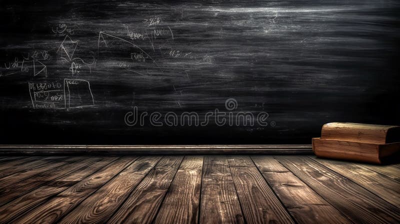 Texture School Board, Space for Text, Generative AI. Stock Illustration ...