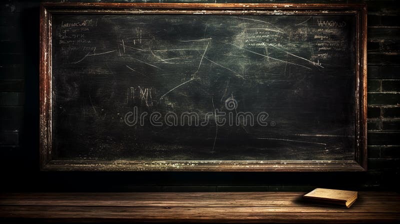 Texture School Board, Space for Text, Generative AI. Stock Illustration ...