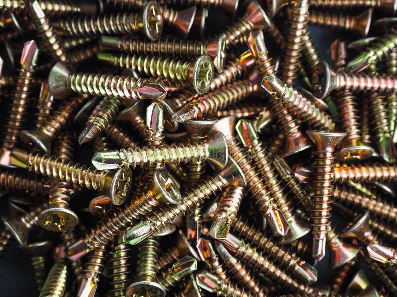 Texture of screw. stock image. Image of repair, drilling - 75363571