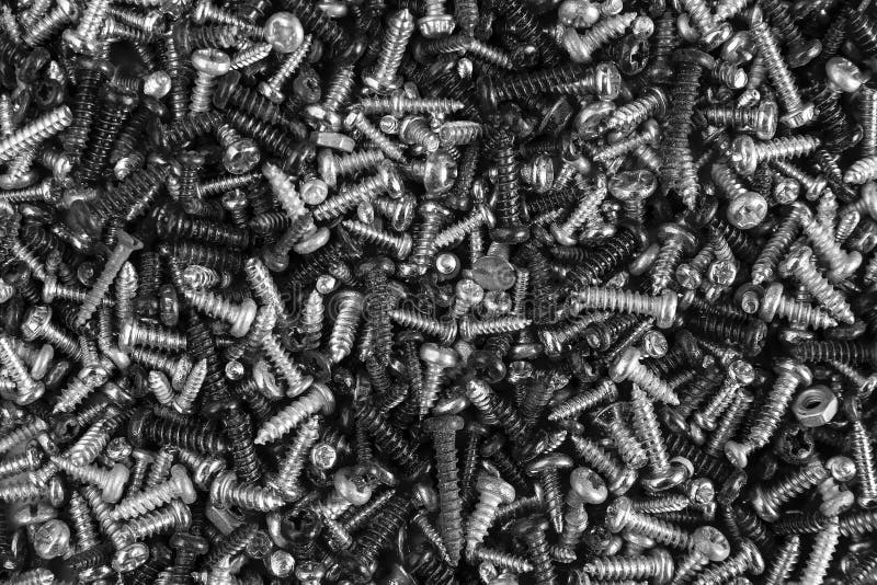 Texture of the screws stock image. Image of mixture - 257174701