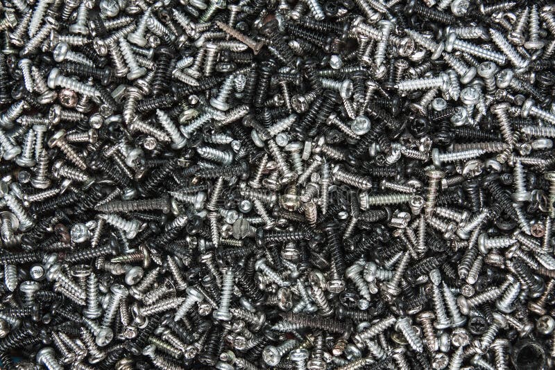 Texture of the screws stock image. Image of hardware - 50265135