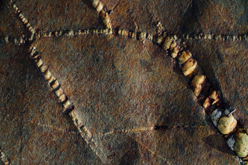 Texture of Sea Stone with Rust. Stock Photo - Image of archeology ...