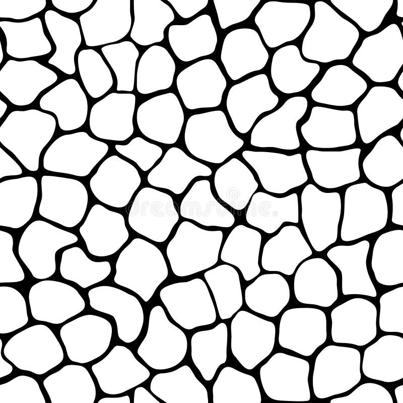 Texture Seamless Pattern Of Irregular Cells Stock Vector