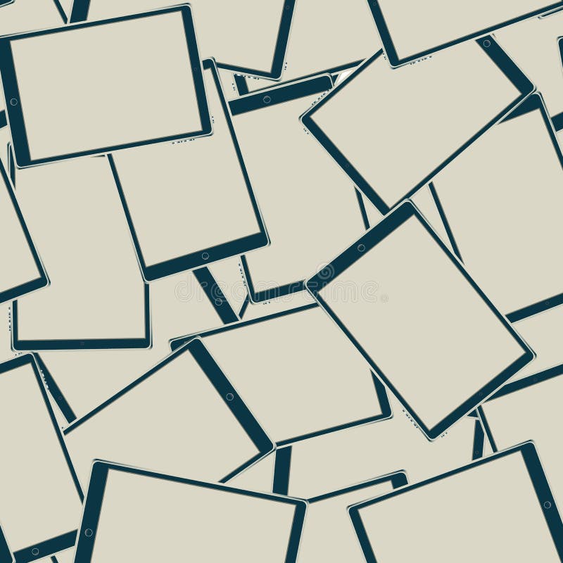 Texture, Seamless Pattern of Smart Modern Smart Touchscreen Tablet ...
