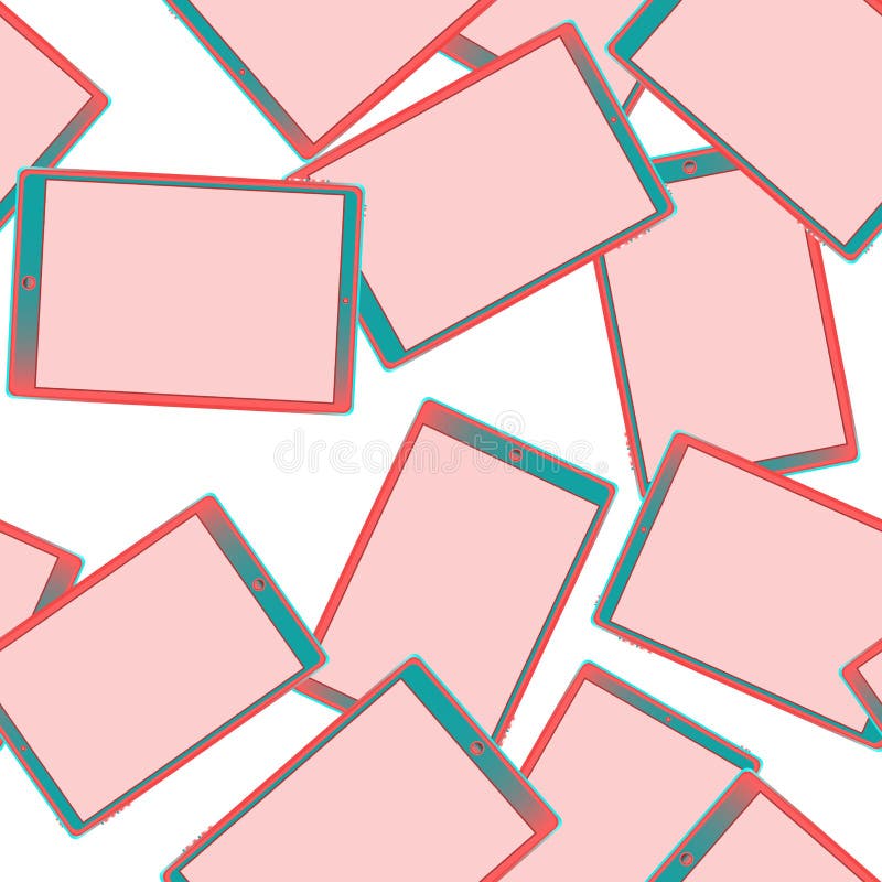 Texture, Seamless Pattern of Smart Modern Smart Touchscreen Tablet ...