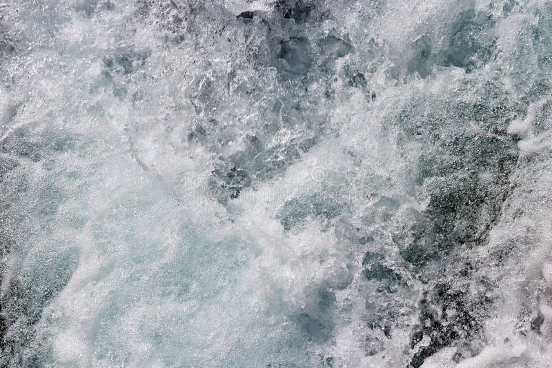 Texture of the Seething Water of a Mountain River on the Rapids Stock ...