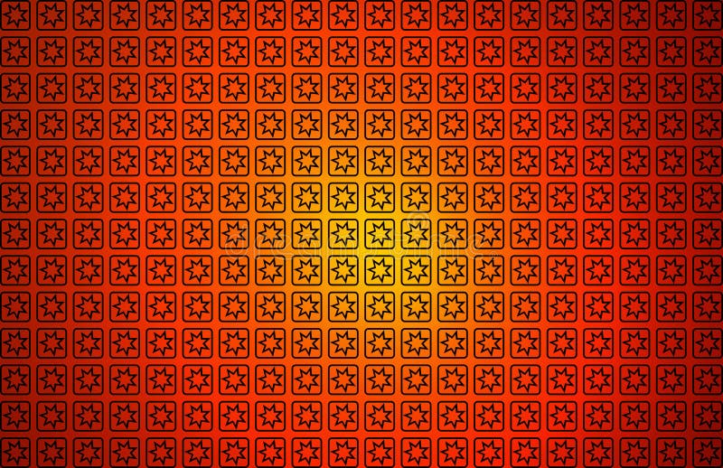 Texture with Seven-pointed Star in Square, Gaudy Wallpaper, Background ...