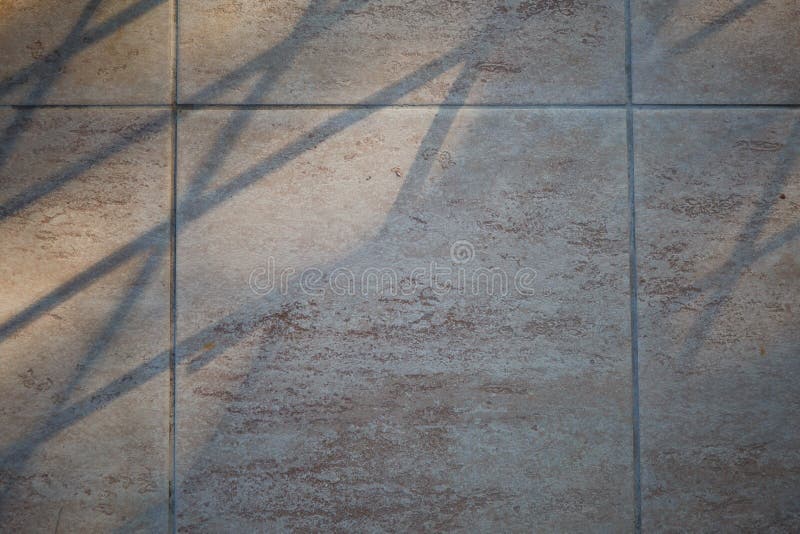 Texture Shadow Pattern in the Form of a Grid on a Beige Stone Slab ...