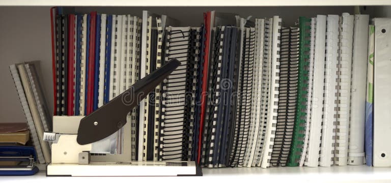 Texture of Shelves with Books in the Office Stock Photo - Image of ...