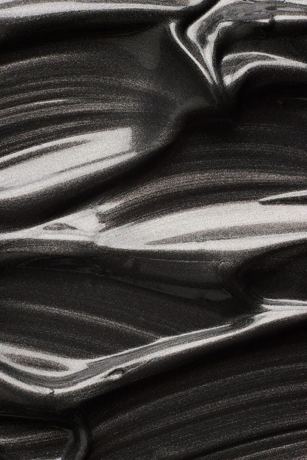 Black Shimmer Eyeshadow Refill Isolated on White Stock Image - Image of ...