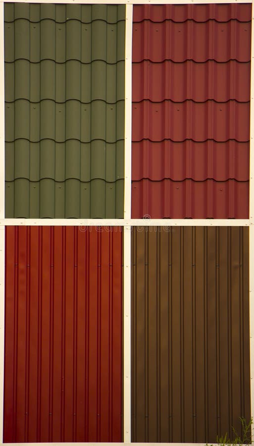 The Texture of the Shingles is Close-up. Roofing Material Stock Photo ...