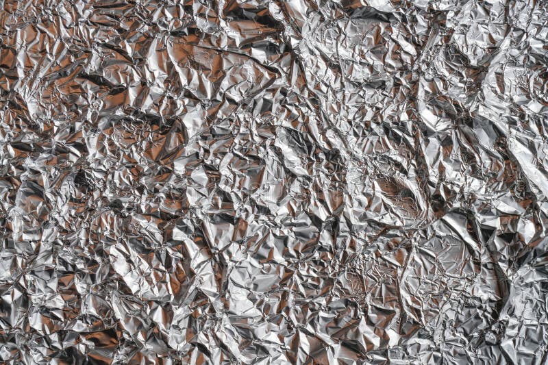 The Texture of Shiny Aluminum Foil Close Up Stock Photo - Image of ...