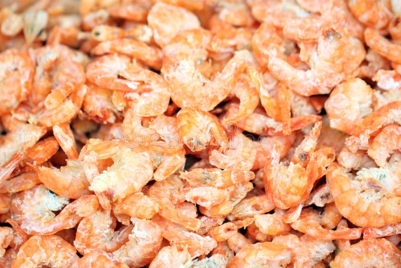Texture of Shrimp after Drying in Sunlight. Stock Photo - Image of ...