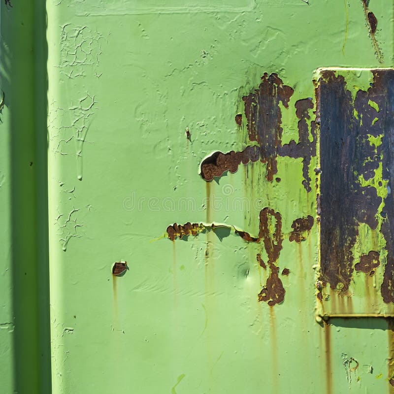 Texture of a Side of a Green Container Stock Image - Image of ecology ...