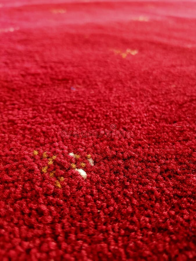The Texture of the Side of the Mosque S Prayer Mat is Maroon in Color ...