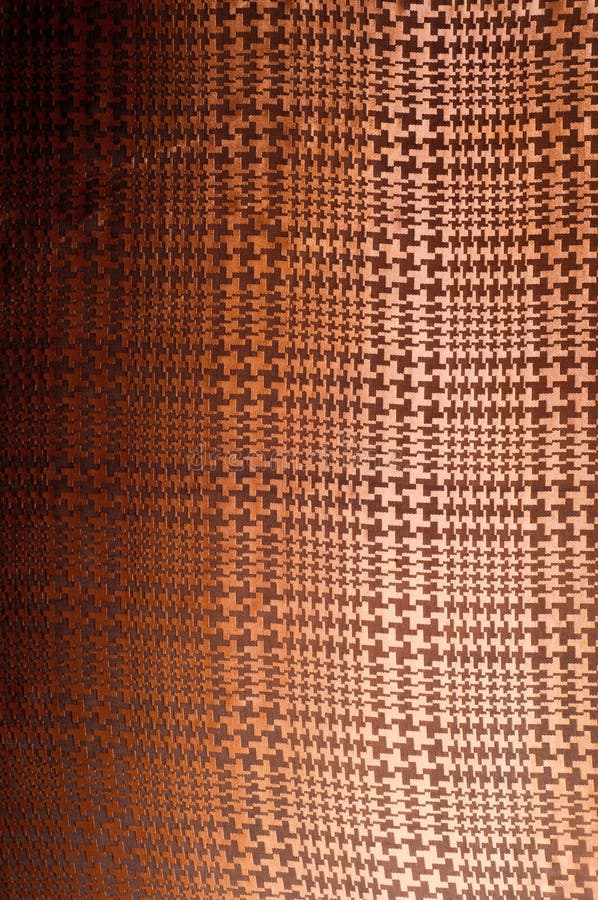 Macro Texture of Brown Striped Fabric Studi. Stock Image - Image of ...