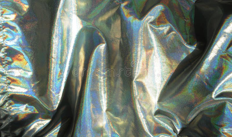 Texture of Silver Holographic Stock Image - Image of holographic ...