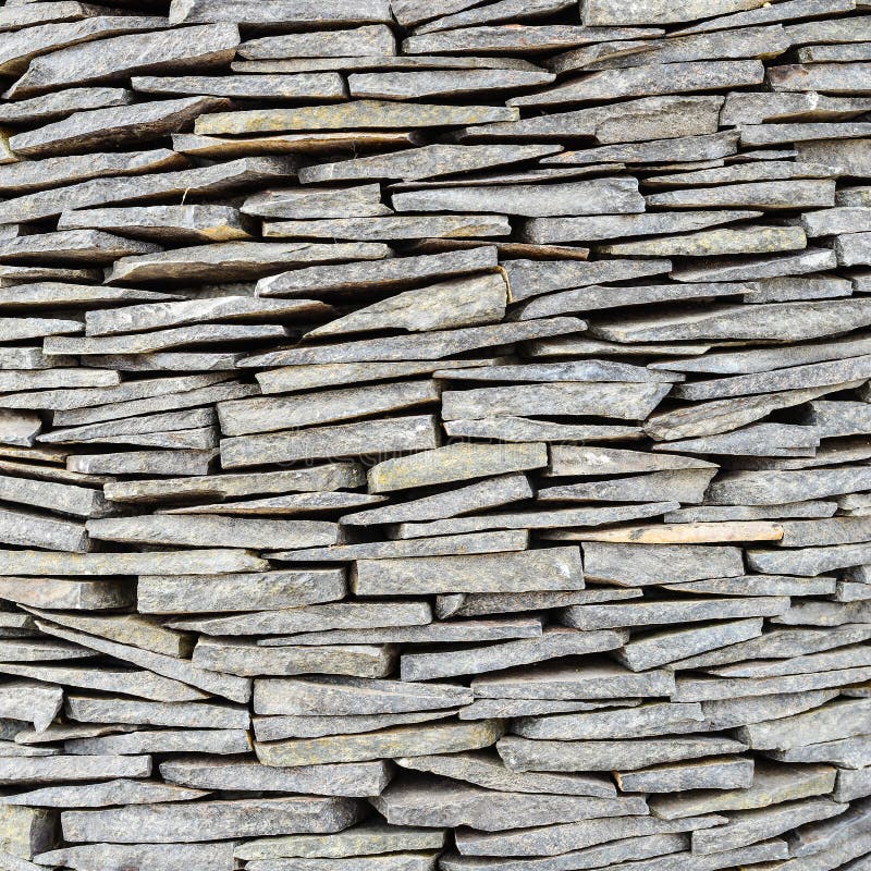 The Texture of Slate Stone Wall Stock Image - Image of rough, decorate ...