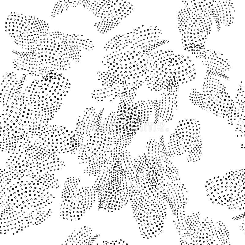 Hand Drawn Abstract Seamless Pattern. Texture with Small Circles. Stock ...