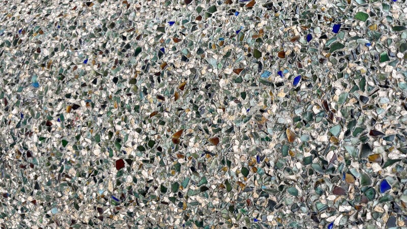 The Texture of the Small Multi-colored Stones and Glass Stock Image ...