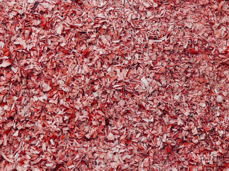 Texture of Small Sawdust in Red Color. Artistic Object. Designer ...