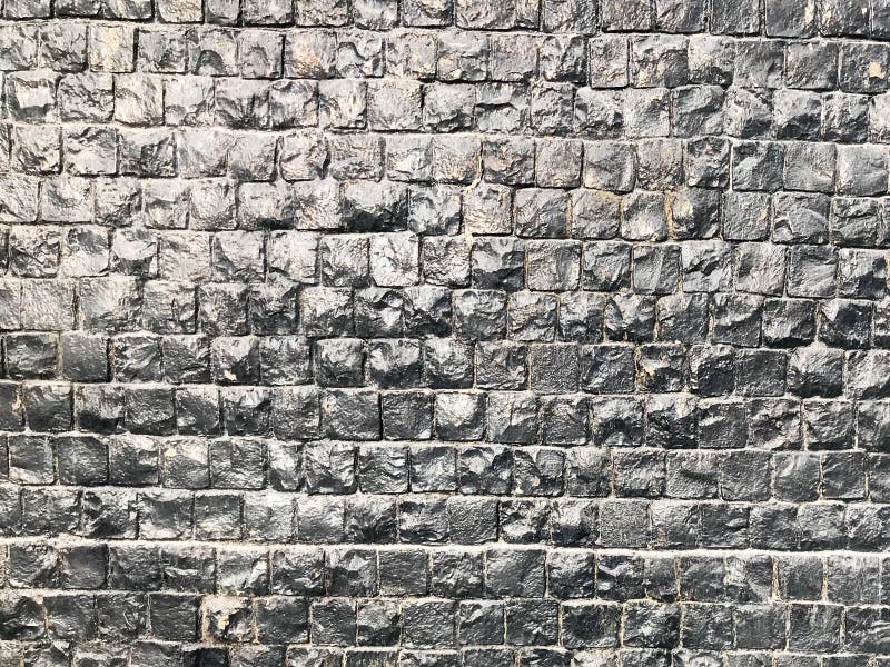 Texture of Small Small Square Tiles, Walls of a Square Stone Relief ...